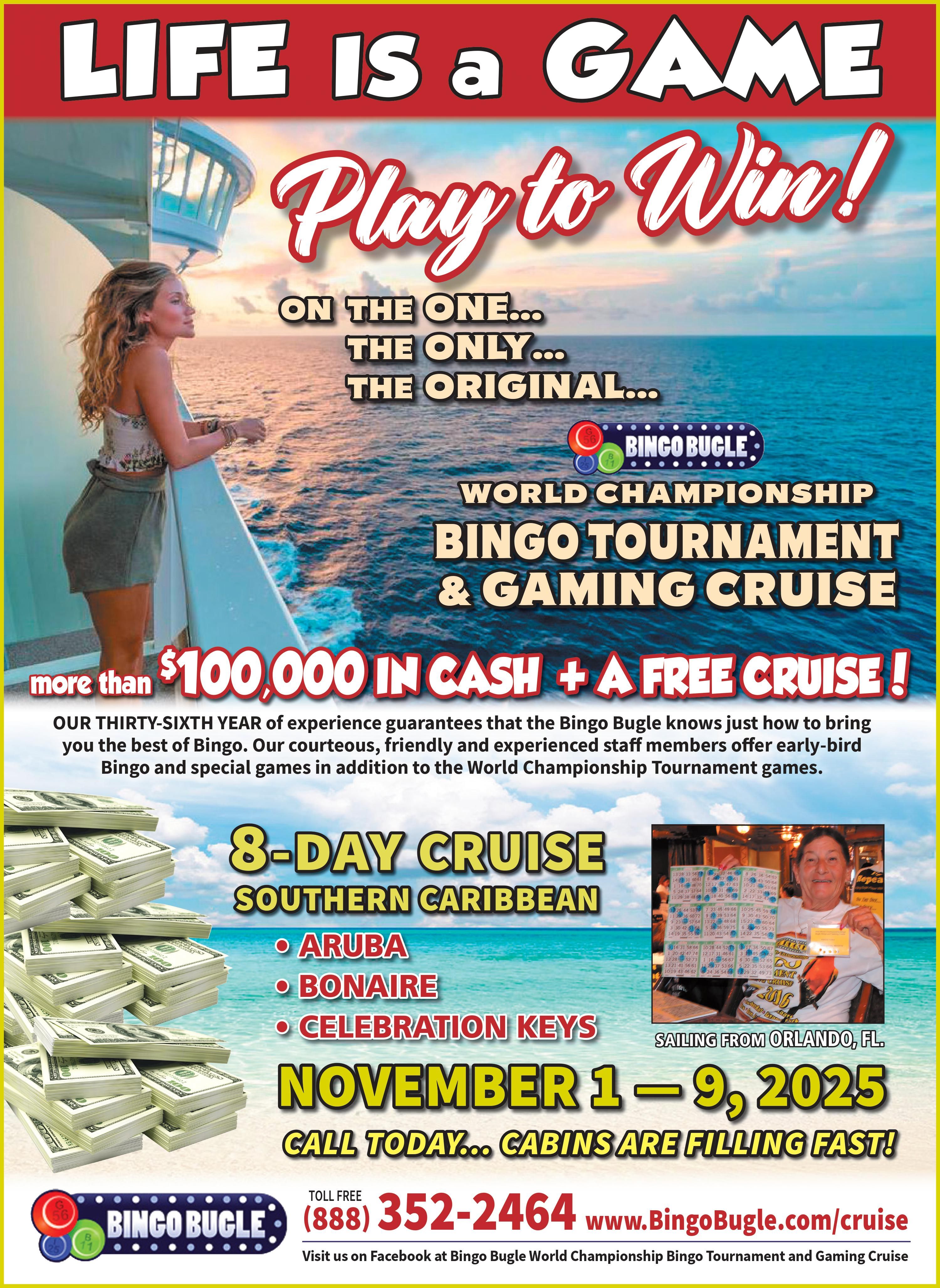 Make Reservations for Bingo Cruises | The Bingo Bugle